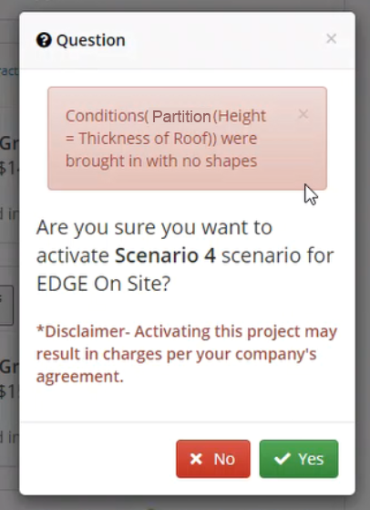 Activation Error - Estimating Edge