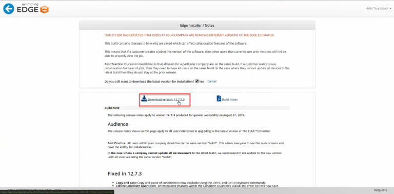 How to Install or Update The EDGE Estimator Version 12 – from The EDGE ...