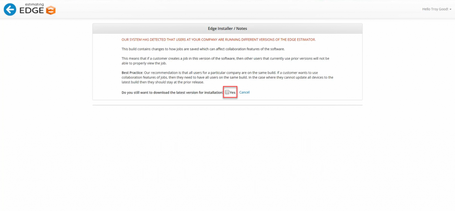 How to Install or Update The EDGE Estimator Version 12 – from The EDGE ...