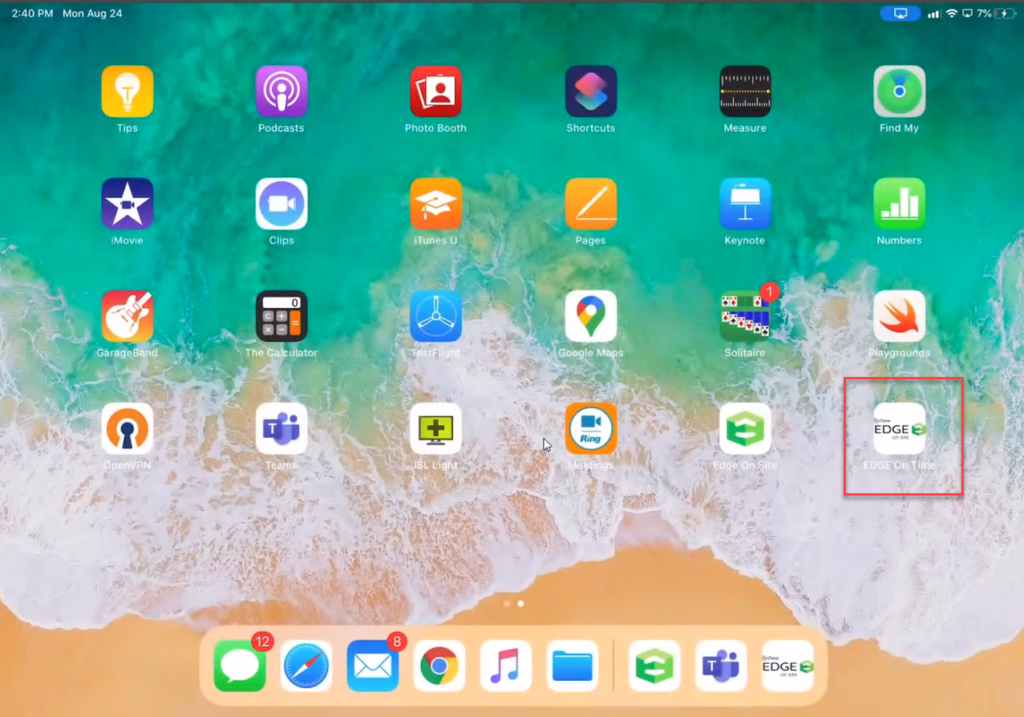 How to Use The EDGE On Time application - Estimating Edge