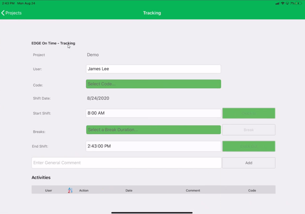 How to Use The EDGE On Time application - Estimating Edge
