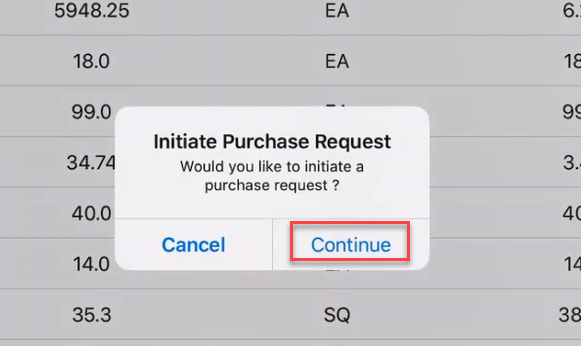 Purchase Requests - Estimating Edge