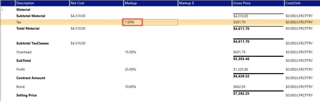 Project Conditions – How to Use, v12 - Estimating Edge