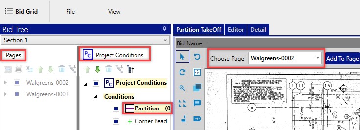 Project Conditions – How to Use, v12 - Estimating Edge