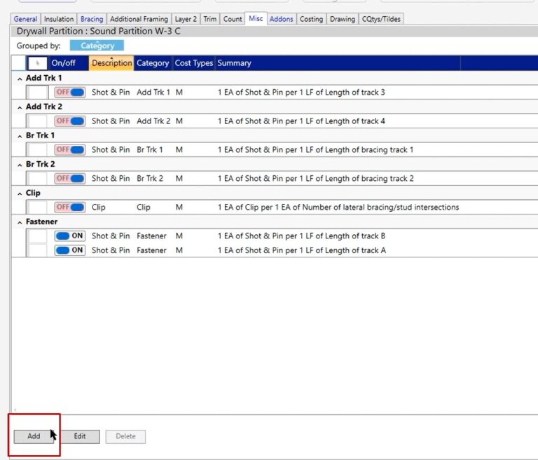 How to Create a Misc Item - Estimating Edge