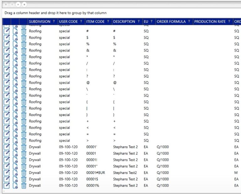 How to make Database Changes in the Database - Estimating Edge