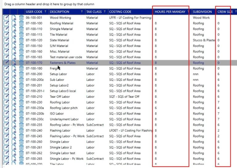 How to make Database Changes in the Database - Estimating Edge